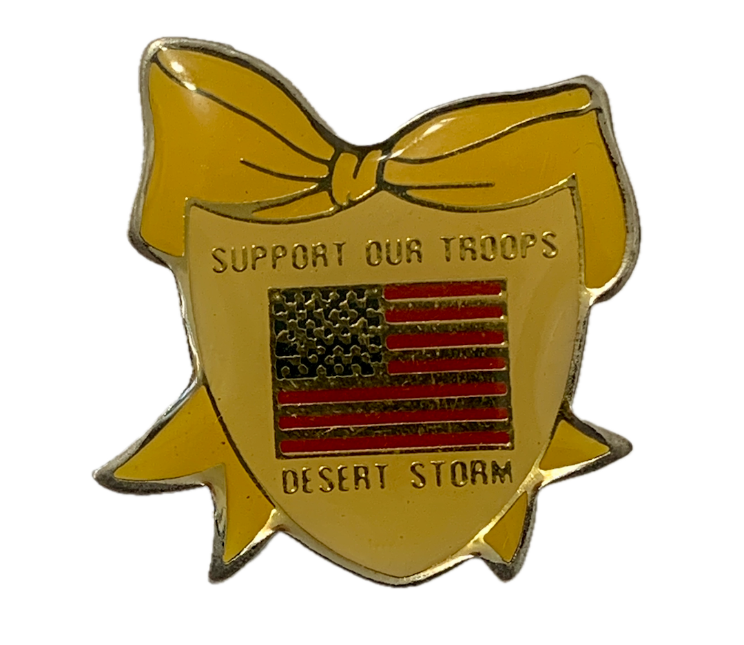 Vintage Desert Storm U.S.A. Flag (Support Our Troops) Pin – GRANDPOPSARMYNAVY