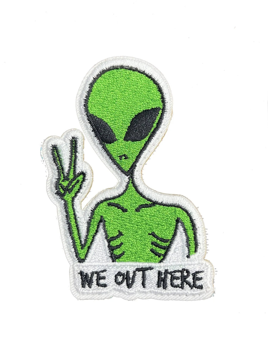 We Out There Alien Morale Patch USA MADE – GRANDPOPSARMYNAVY