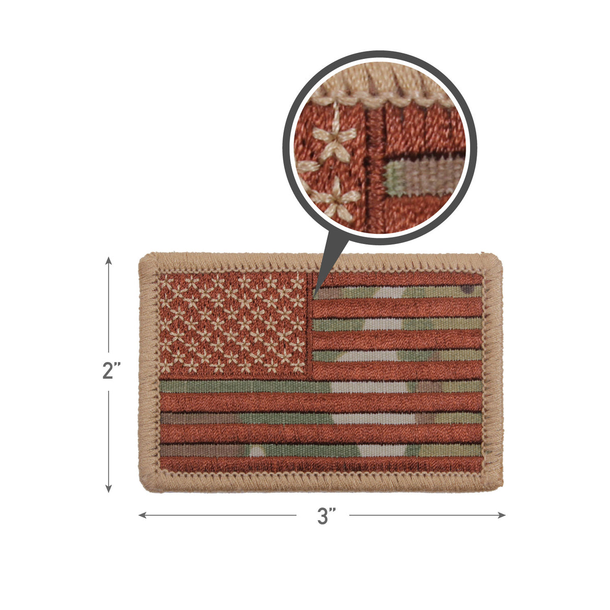 Multicam American Flag Iron On/Sew Patch – GRANDPOPSARMYNAVY