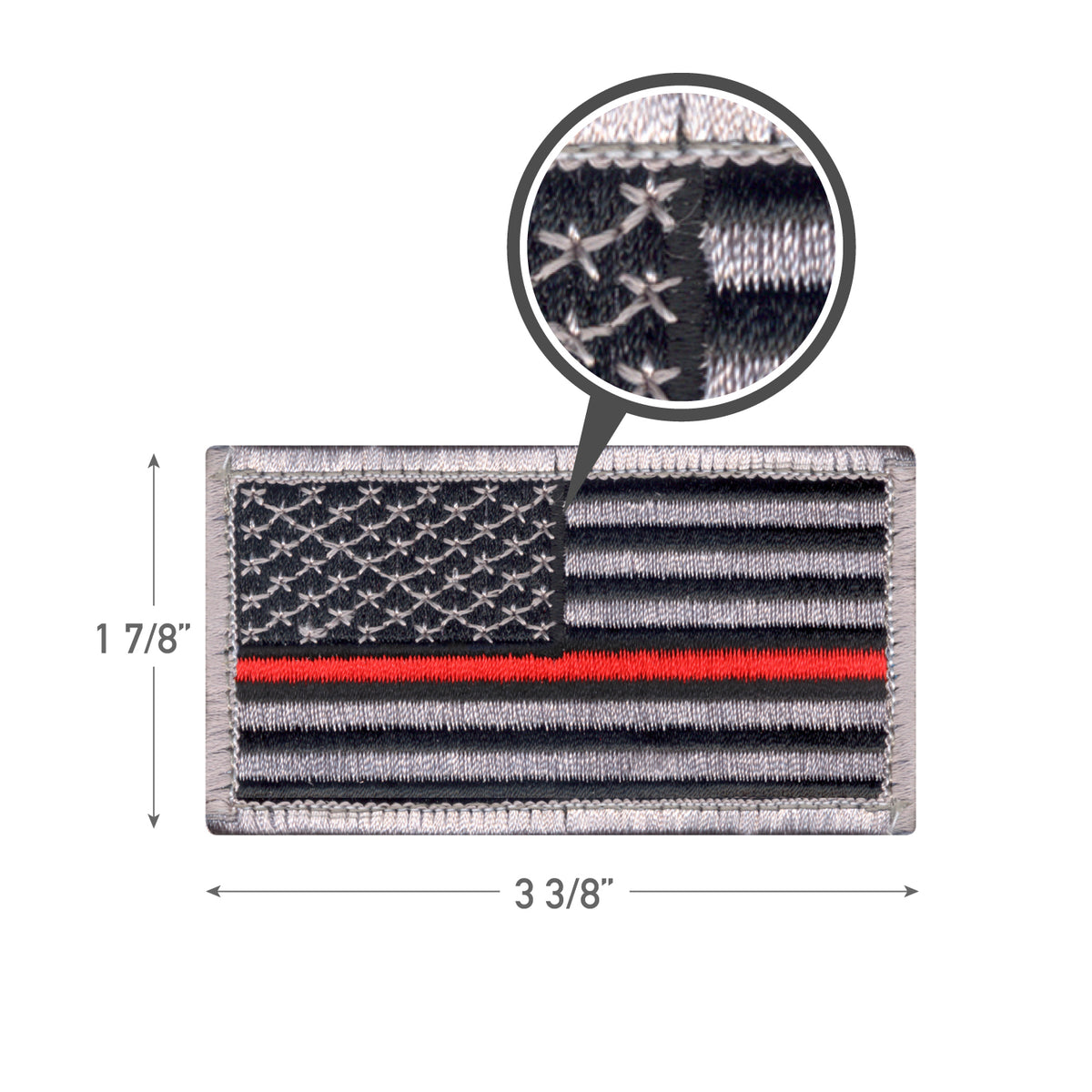 Thin Red Line American Flag Hook & Loop Patch – GRANDPOPSARMYNAVY