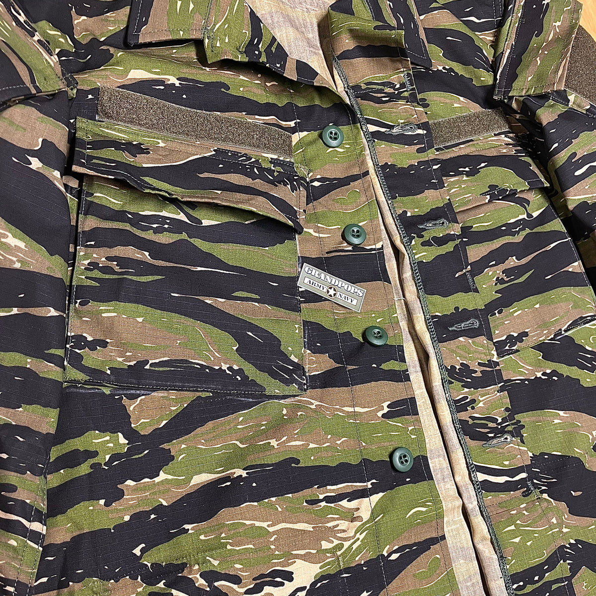 Tiger Stripe Raid Mod BDU Custom Jacket – GRANDPOPSARMYNAVY