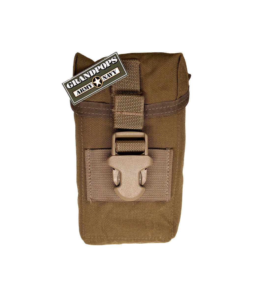 U.S. Military Coyote Brown Padded MOLLE PVS-14 Night Vision Pouch USED ...