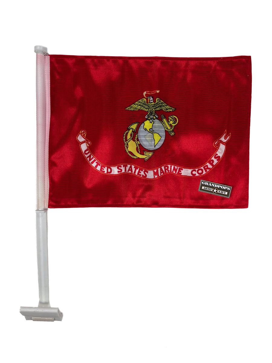 USMC United States Marine Corps Car Flag Various Sizes – GRANDPOPSARMYNAVY