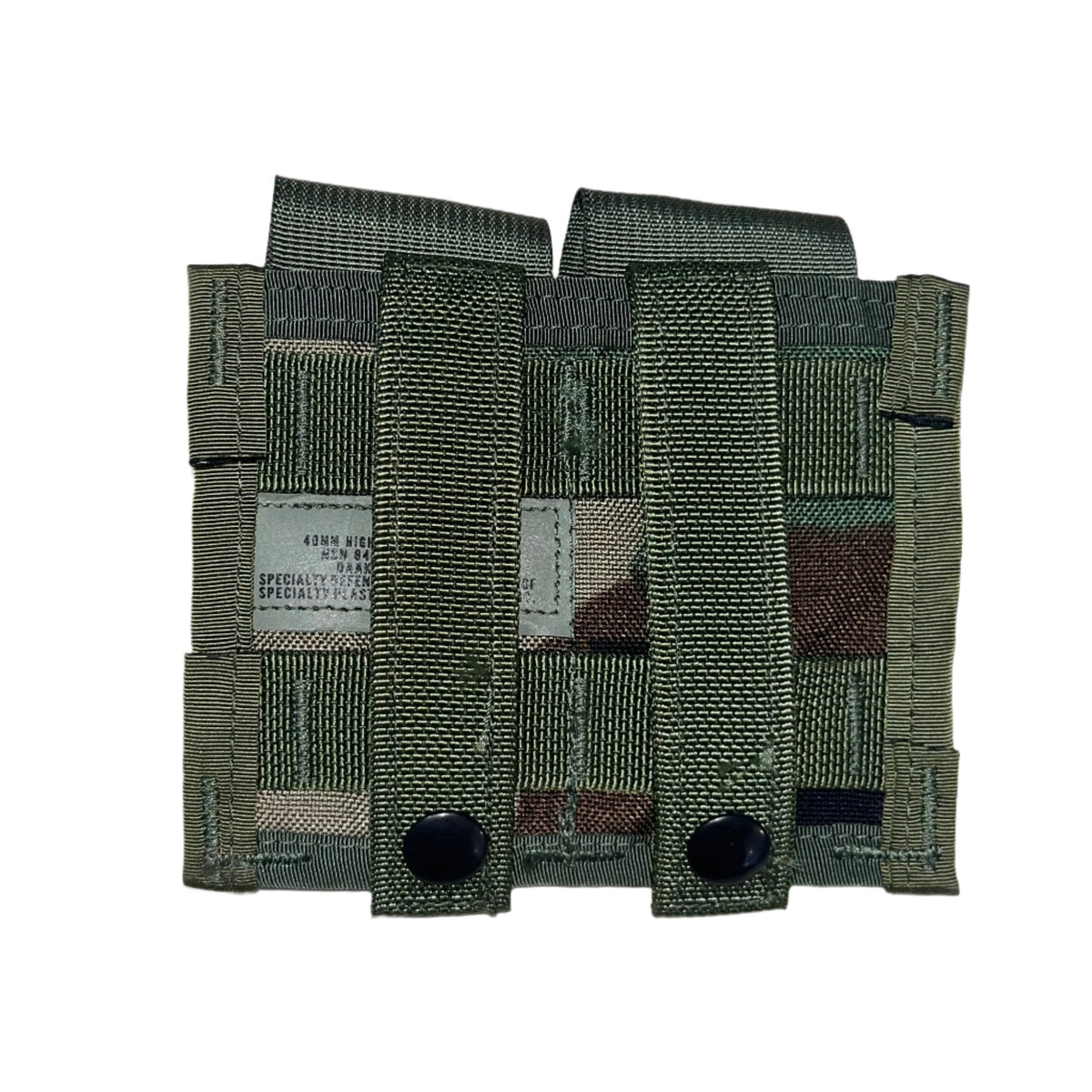 U.S. GI M81 Woodland Double 40MM Single Pouch USED – GRANDPOPSARMYNAVY