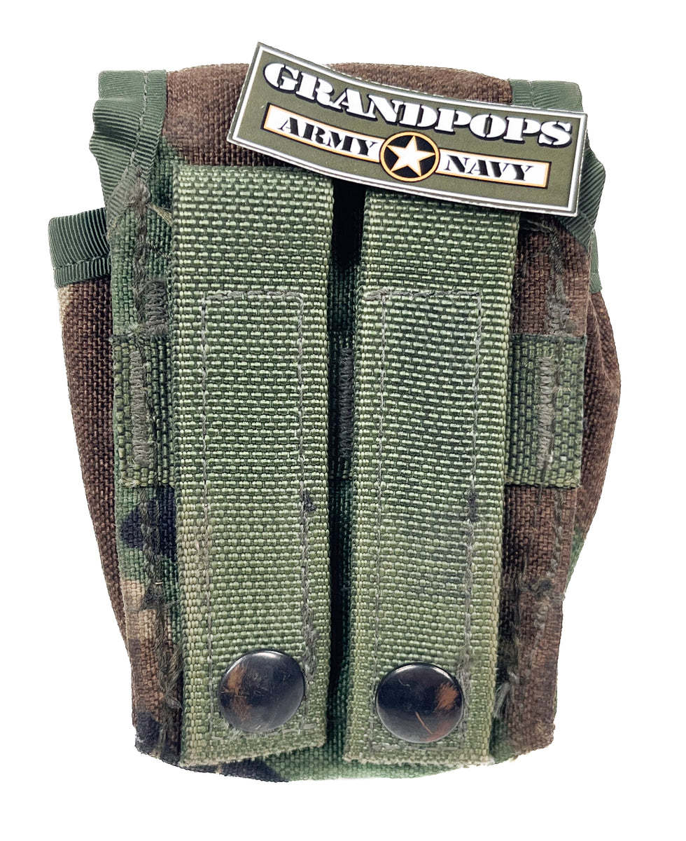 U.S. GI M81 Woodland MOLLE Grenade/ General Purpose Pouch USED ...
