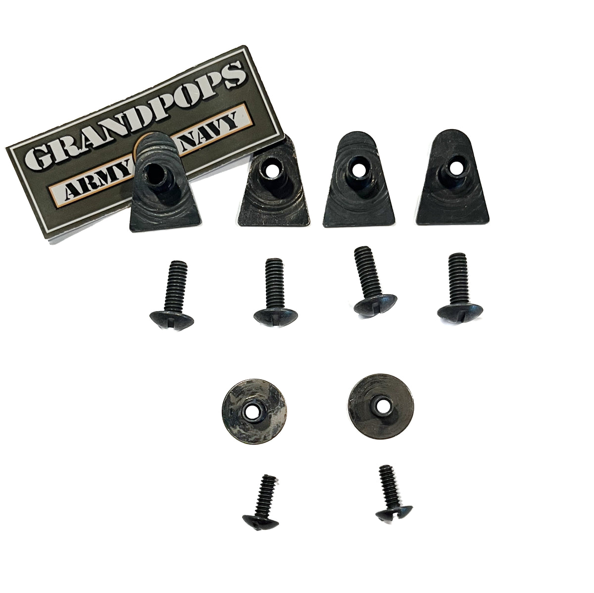 U.S. Military Original Black Metal PASGT Replacement Hardware 12PC Kit ...