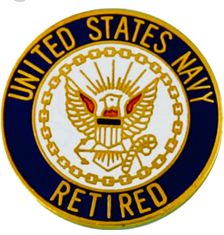 USN Logo Retired Pin – GRANDPOPSARMYNAVY