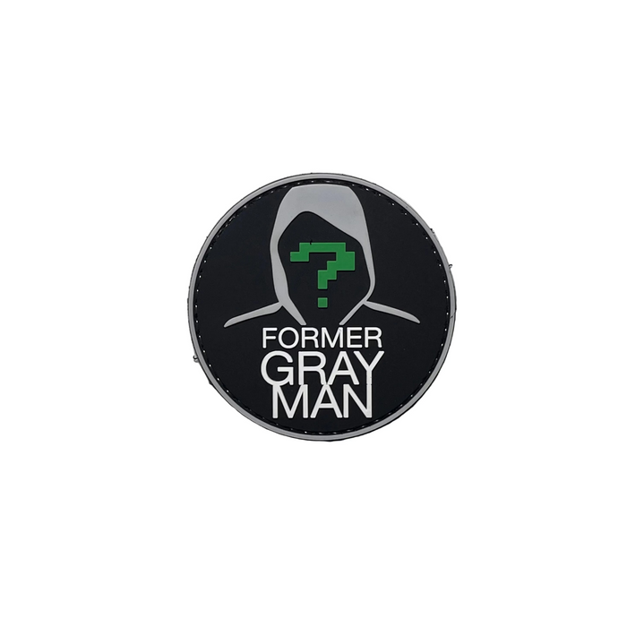 Former Gray Man PVC Morale Patch – GRANDPOPSARMYNAVY