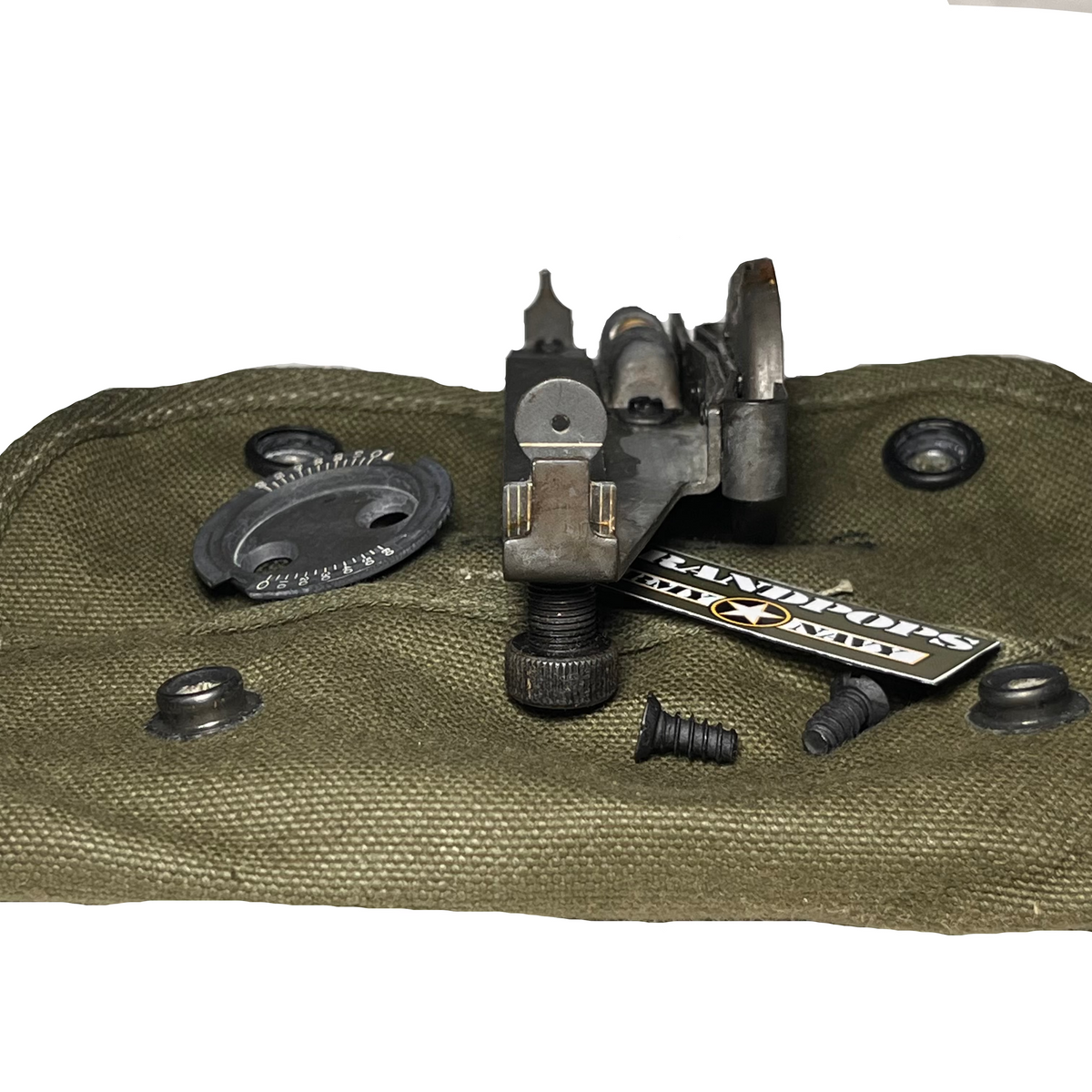 U.S. WW2 Original M15 Grenade Launcher Sight W/ Case & Mounting Hardwa ...