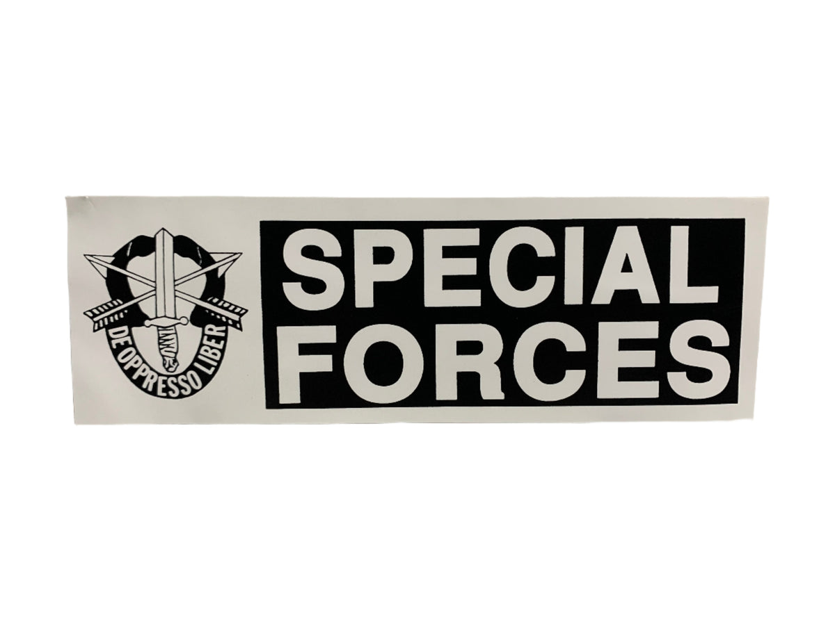 Special Forces Bumper Sticker – GRANDPOPSARMYNAVY
