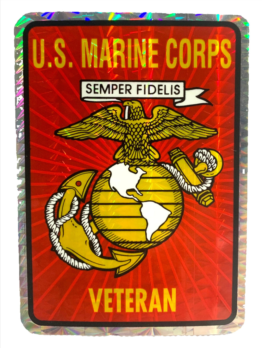 U.S. Marine Corps Veteran Sticker – GRANDPOPSARMYNAVY