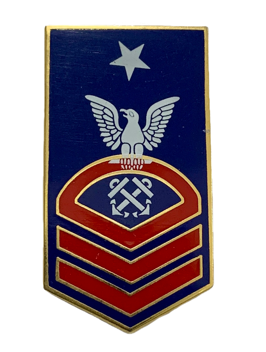 U.S. Coast Guard Chief Senior Petty Officer (LEFT) Pin – GRANDPOPSARMYNAVY