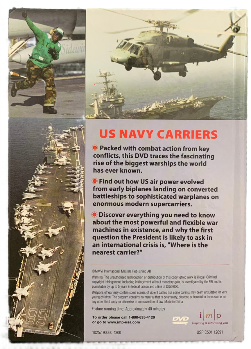 US Navy Carriers DVD – GRANDPOPSARMYNAVY