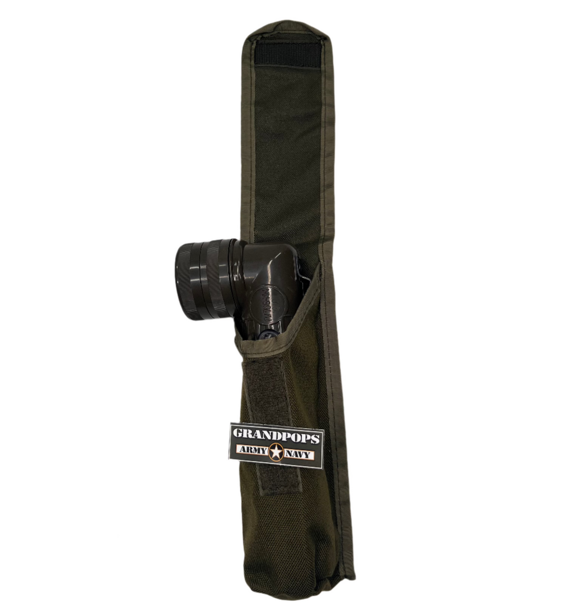 OD Green Nylon ALICE Fulton MX-991/U Angle Head Flashlight Pouch ...