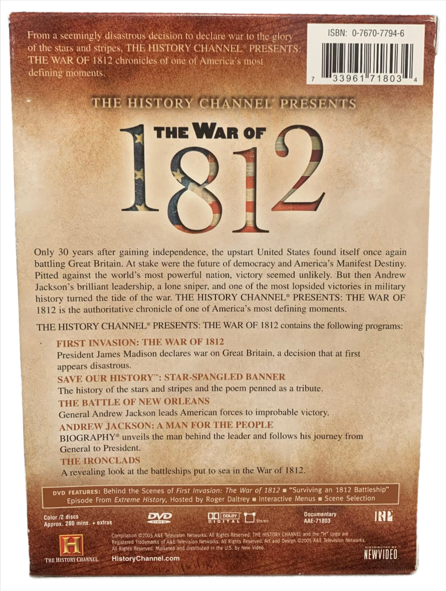 The War of 1812 Double Bundle DVD's – GRANDPOPSARMYNAVY