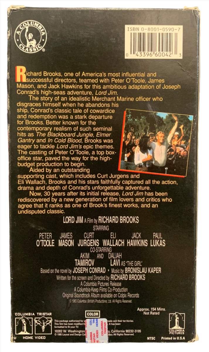 Lord Jim VHS – GRANDPOPSARMYNAVY
