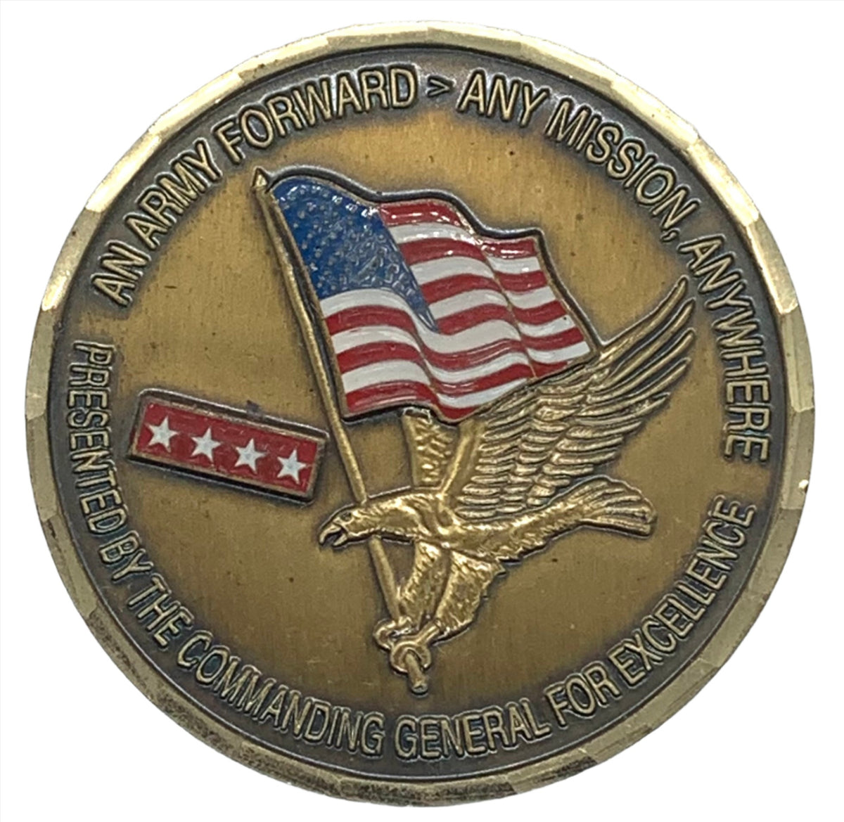 Gen B.B. Bell US Areur Heidelberg, Germany Challenge Coin ...