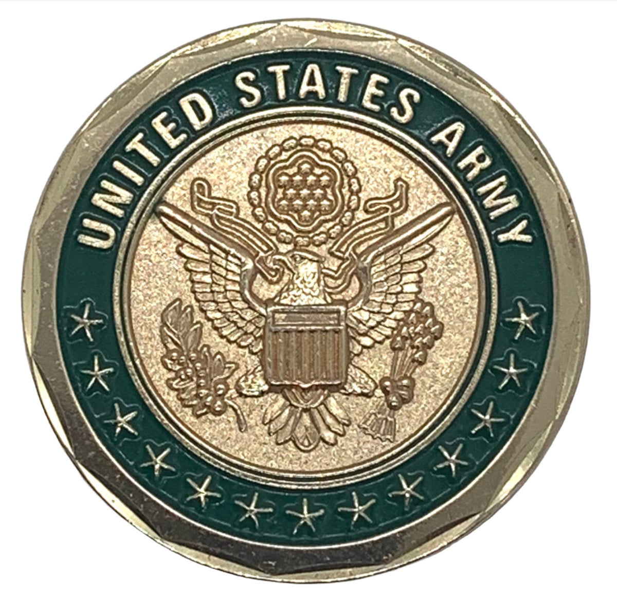 United States Army E-5 Specialist Five Challenge Coin – GRANDPOPSARMYNAVY
