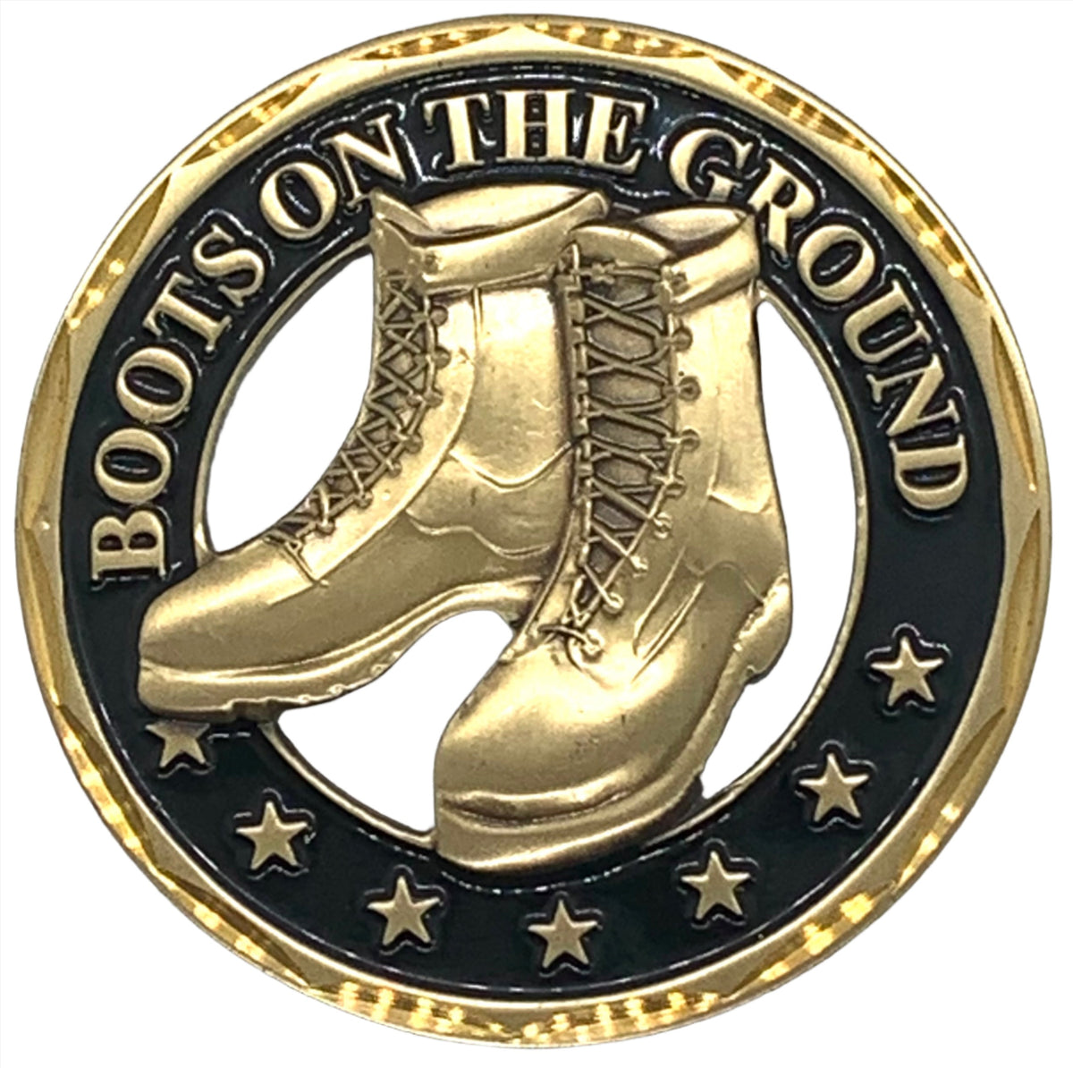 United States Army Boots on the Ground Challenge Coin – GRANDPOPSARMYNAVY