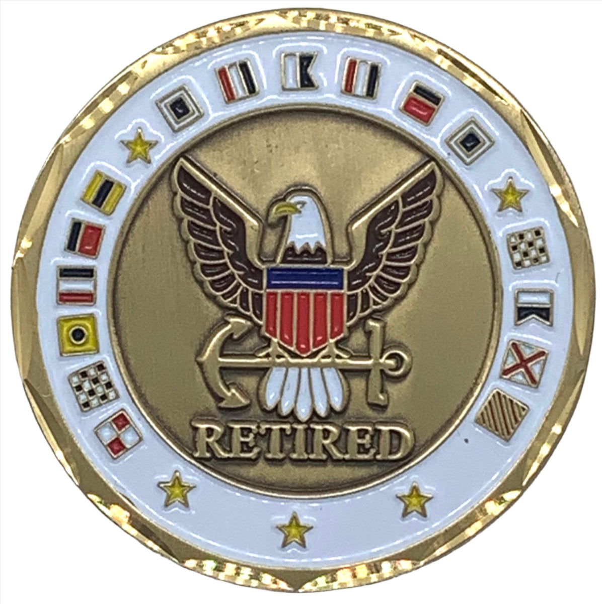 Retired United States Navy Challenge Coin – GRANDPOPSARMYNAVY