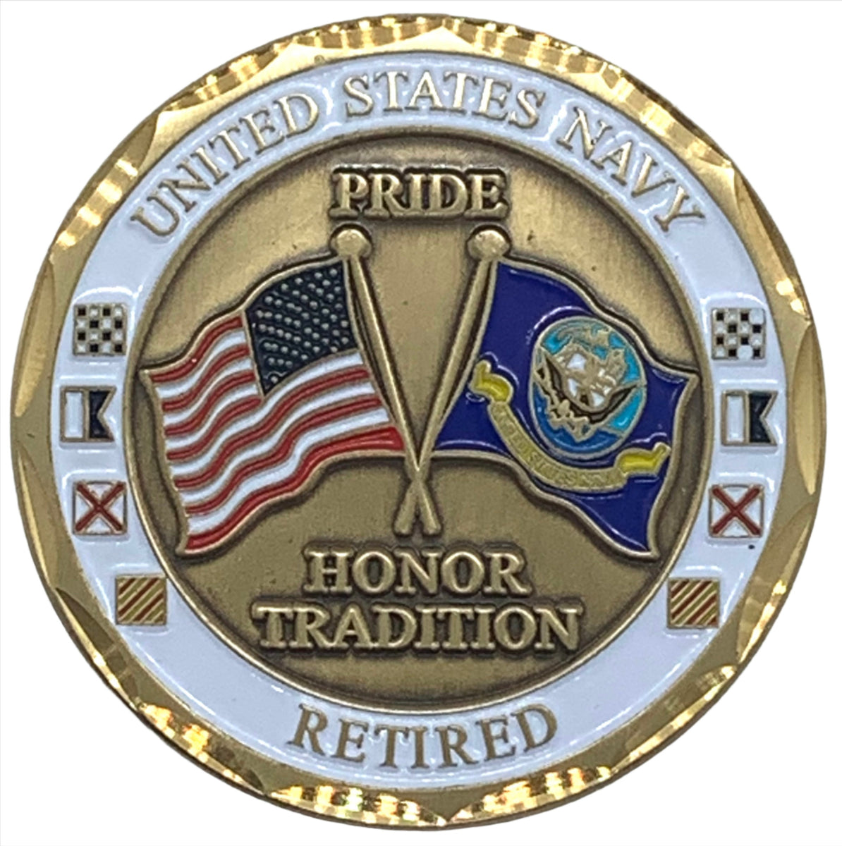 Retired United States Navy Challenge Coin – GRANDPOPSARMYNAVY