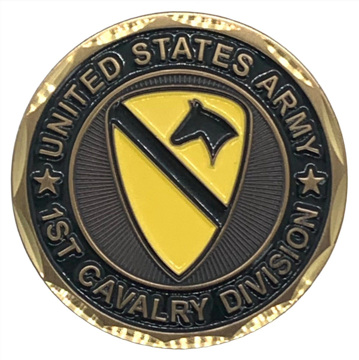 United States Army 1st Cavalry Division Challenge Coin – GRANDPOPSARMYNAVY