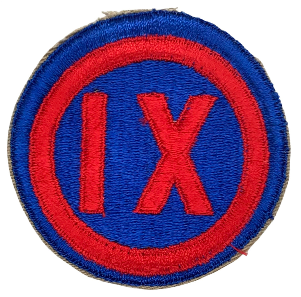 U.S. WW2 9th Corps Color Patch – GRANDPOPSARMYNAVY