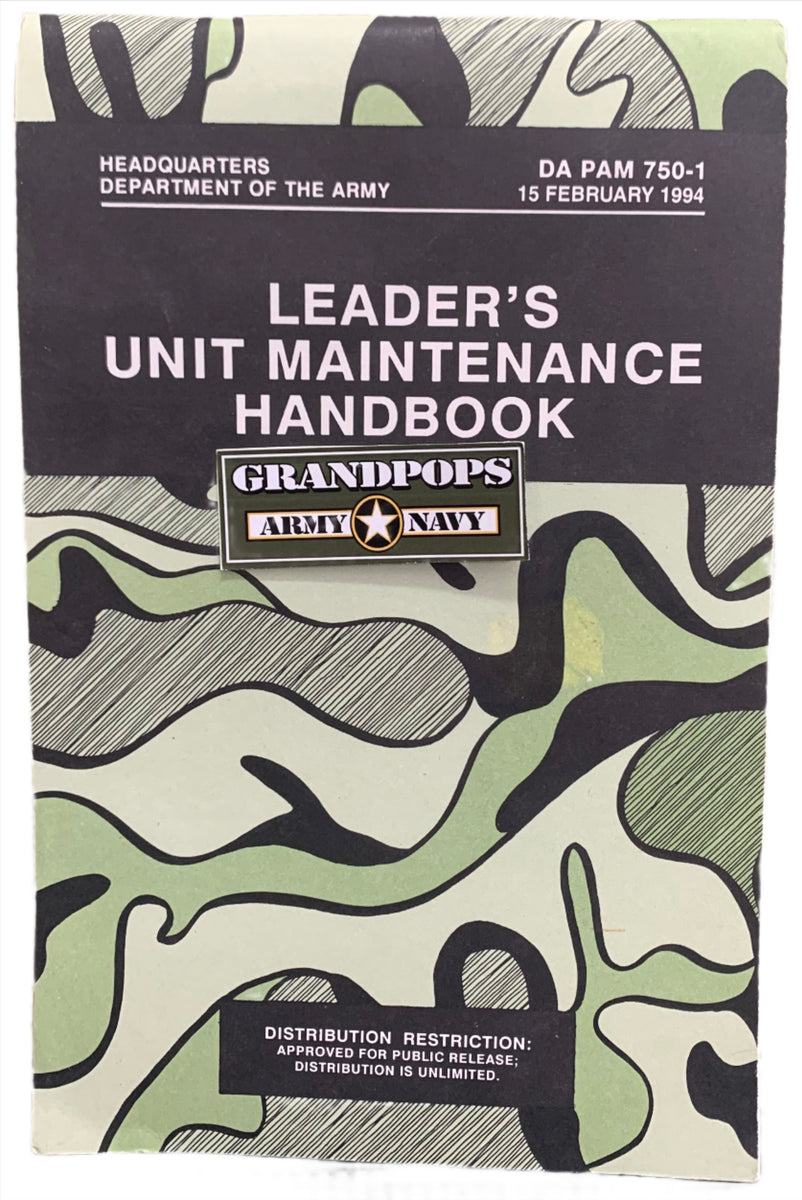 DA PAM 750-1 Leader's Unit Maintenance Handbook – GRANDPOPSARMYNAVY