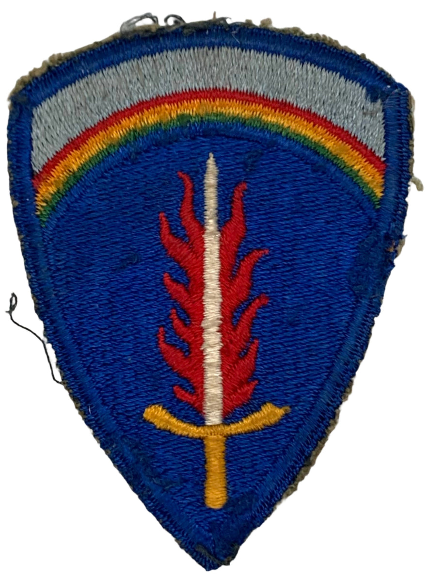 U.S. WW2 SHAEF Color Patch – GRANDPOPSARMYNAVY