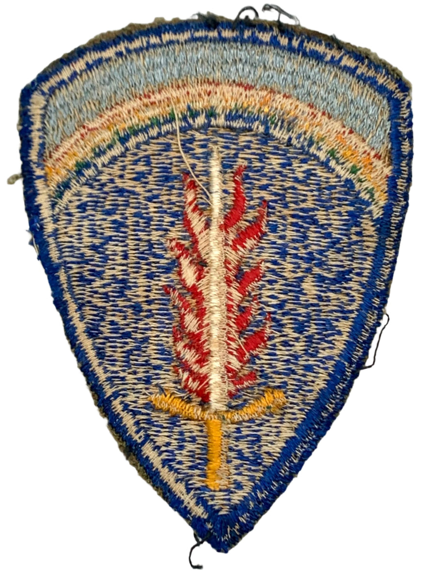 U.S. WW2 SHAEF Color Patch – GRANDPOPSARMYNAVY