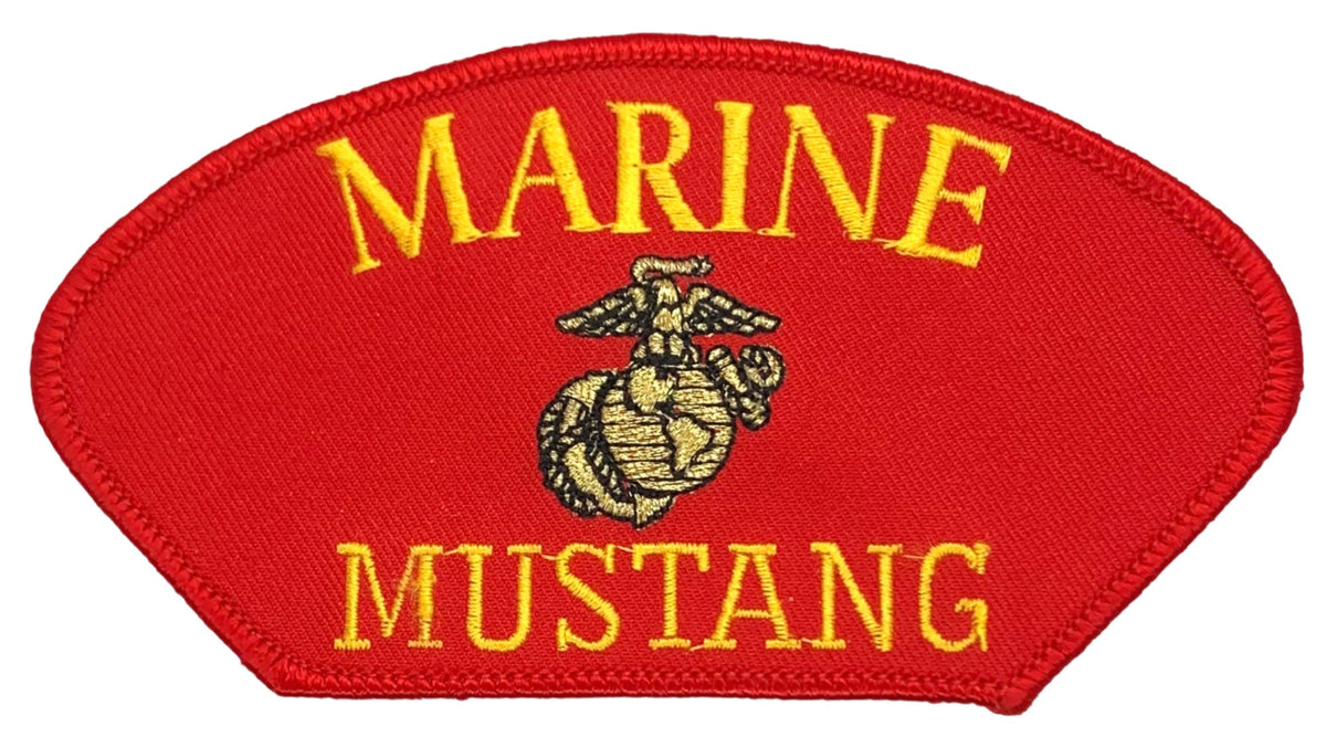 USMC Marine Mustang Hat Patch – GRANDPOPSARMYNAVY