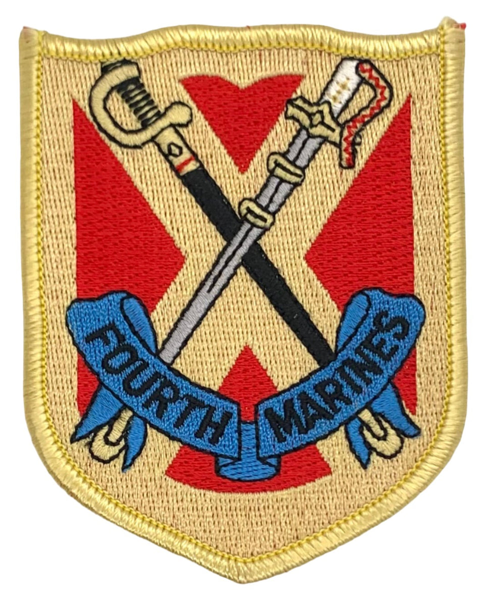 USMC Fourth Marines Patch – GRANDPOPSARMYNAVY