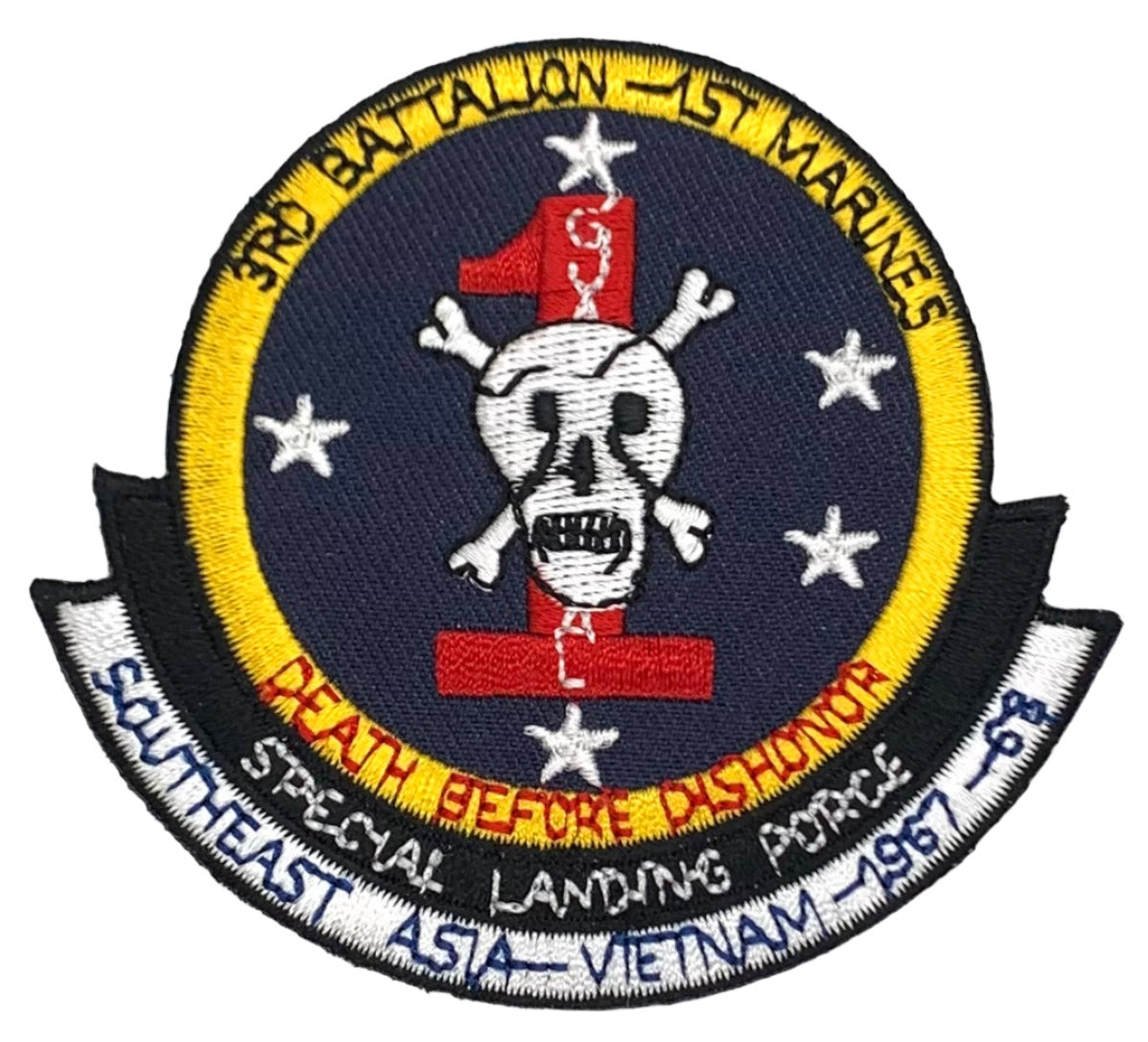 USMC 3rd Battalion 1st Marines Patch – GRANDPOPSARMYNAVY