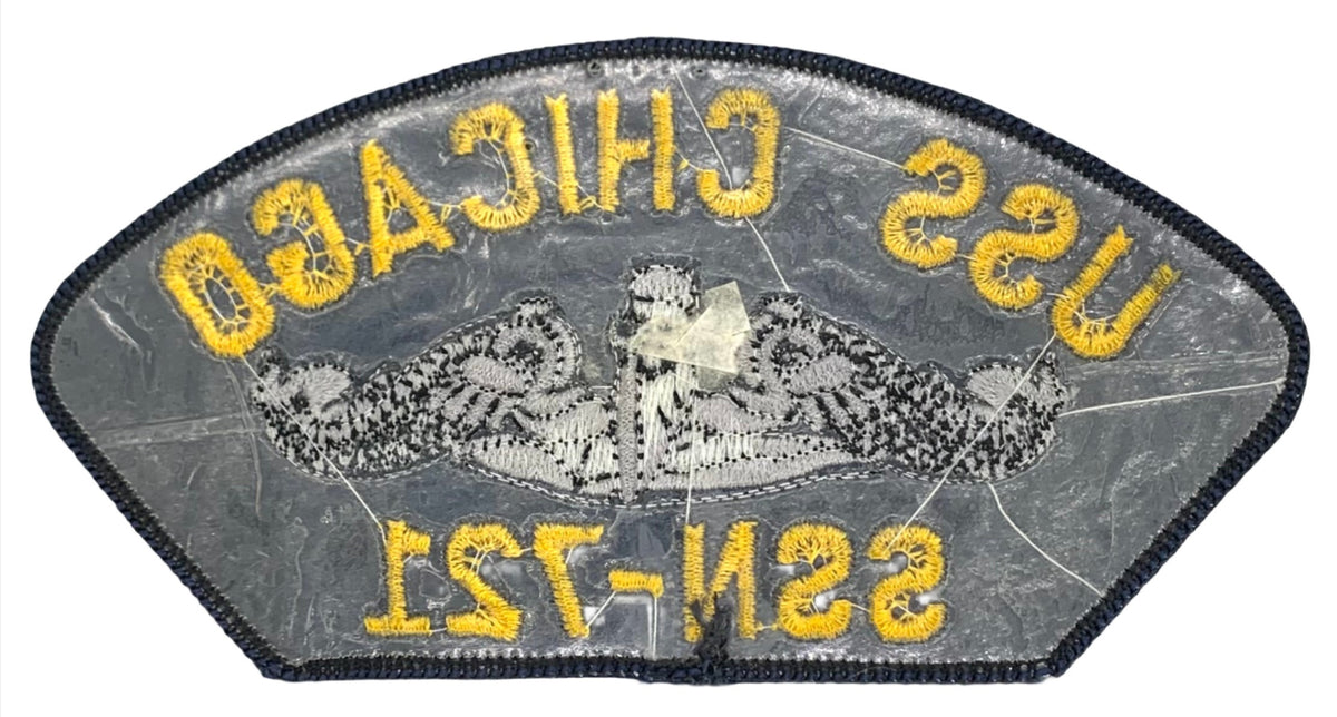 USS Chicago SSN-721 U.S. Navy Hat Patch – GRANDPOPSARMYNAVY