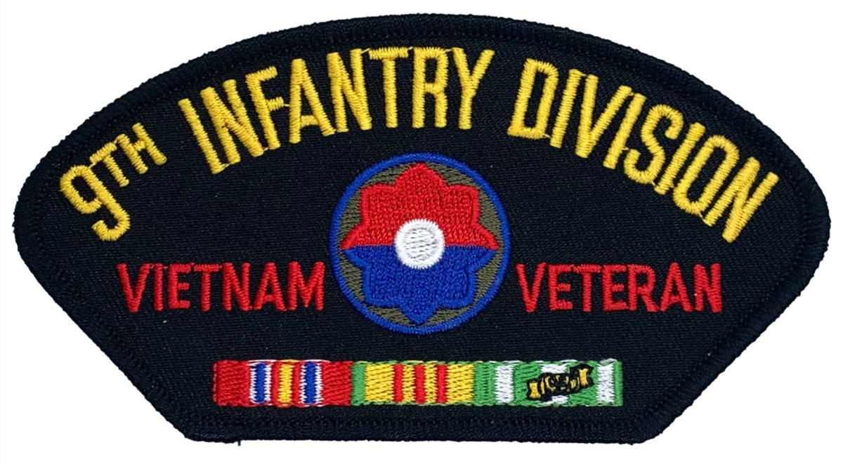 U.S. Army 9th Infantry Division Vietnam Veteran Hat Patch ...