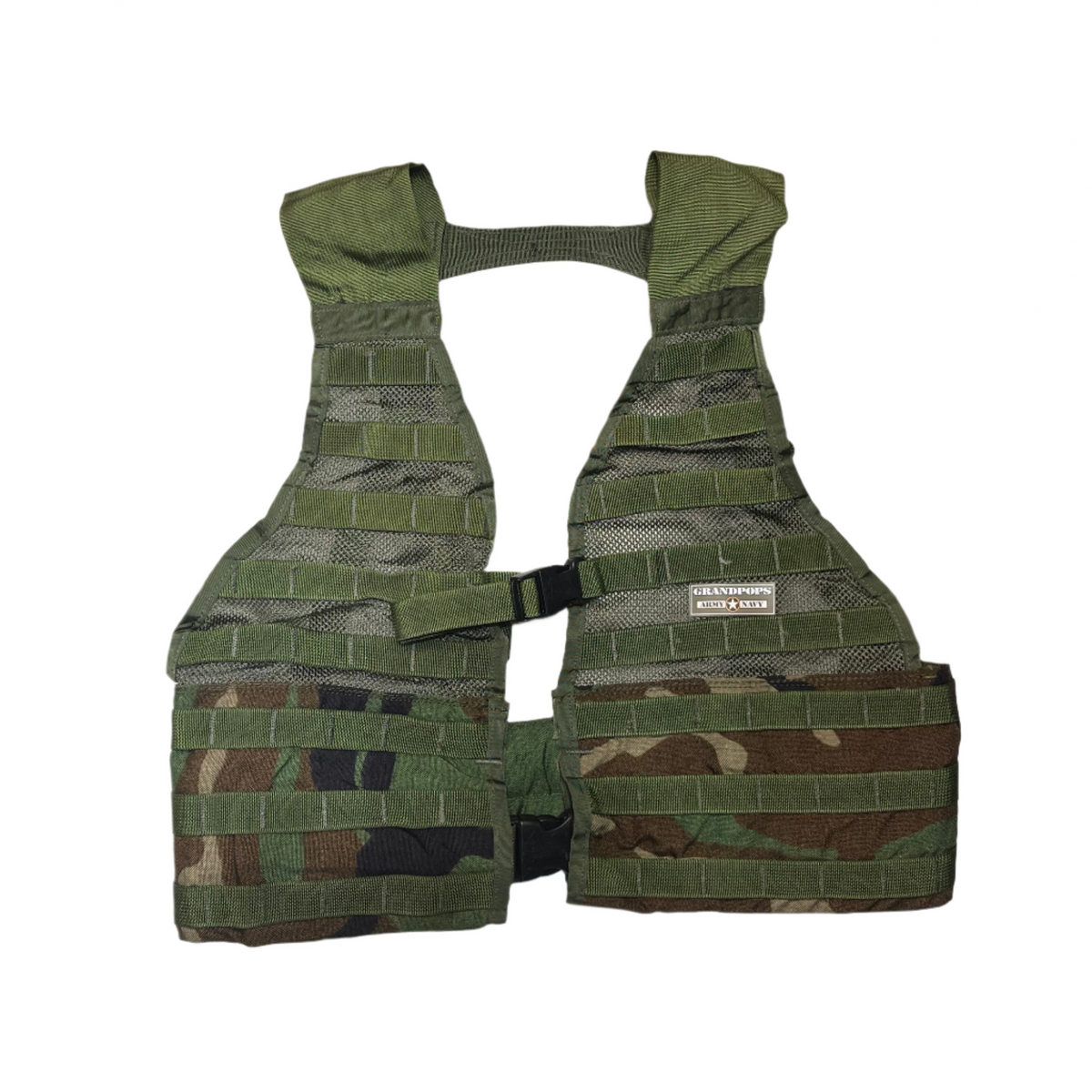 U.S. Military M81 Woodland Camo MOLLE II Fighting Load Carrier FLC ...