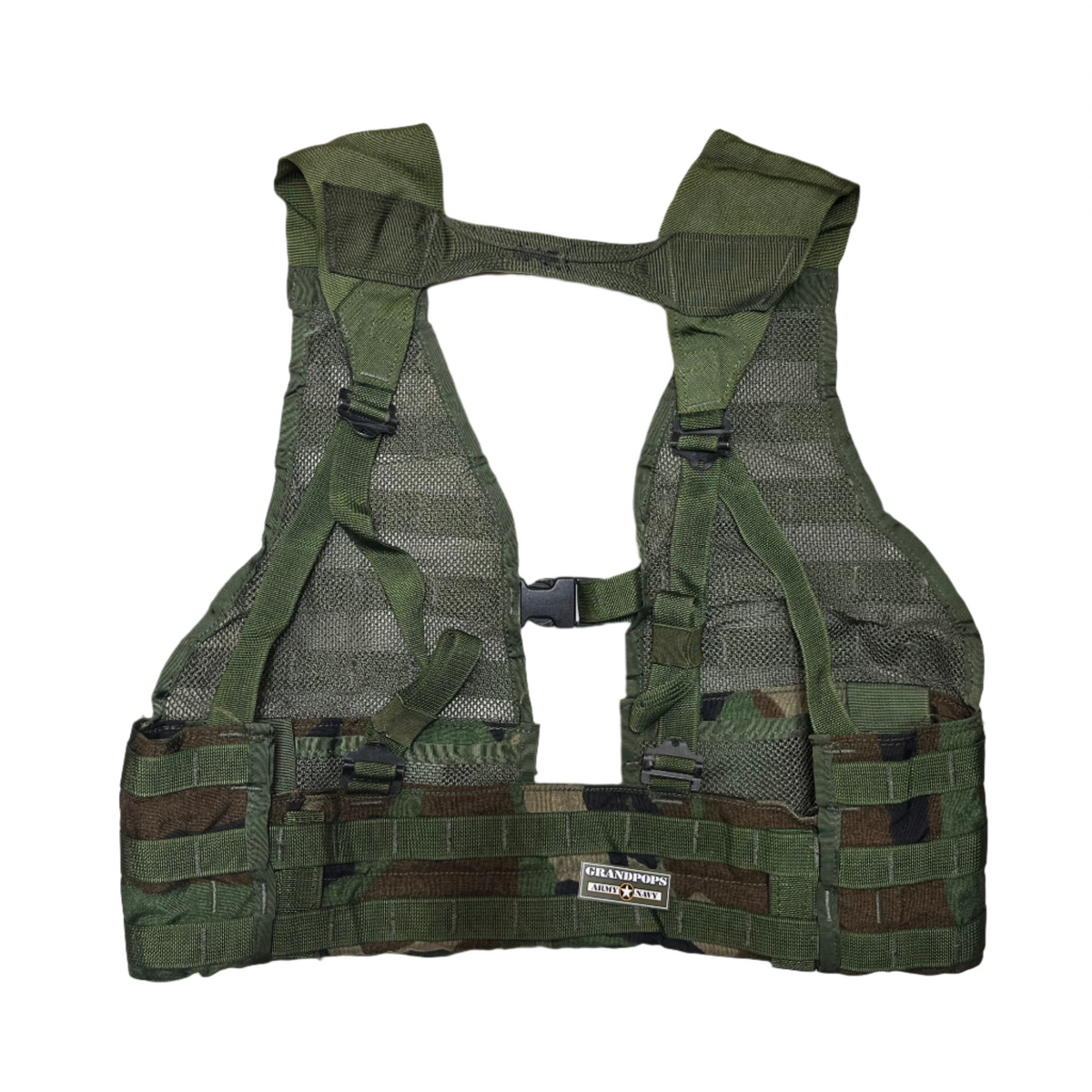 U.S. Military M81 Woodland Camo MOLLE II Fighting Load Carrier FLC ...