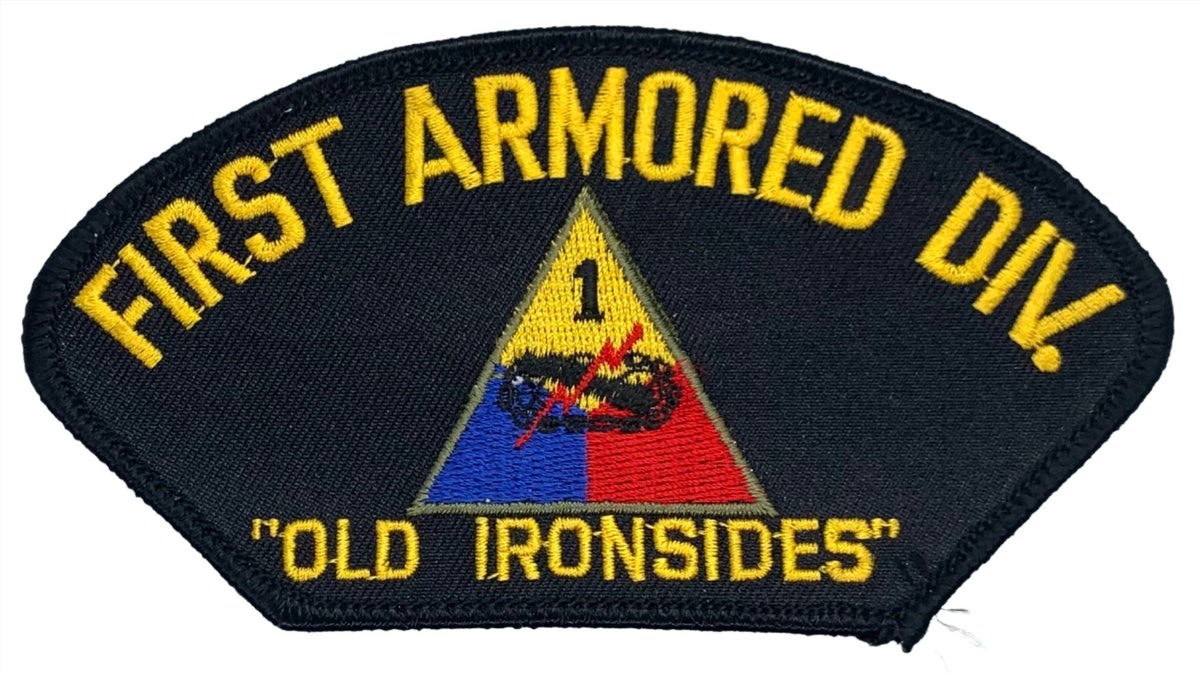 U.S. Army First Armored Division Hat Patch – GRANDPOPSARMYNAVY