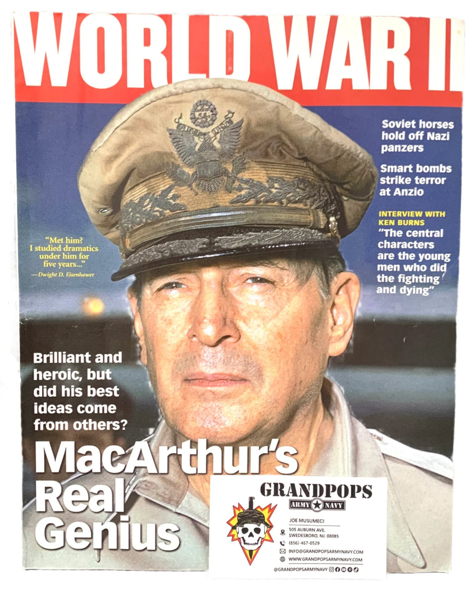 World War II MacArthur's Real Genius Magazine – GRANDPOPSARMYNAVY