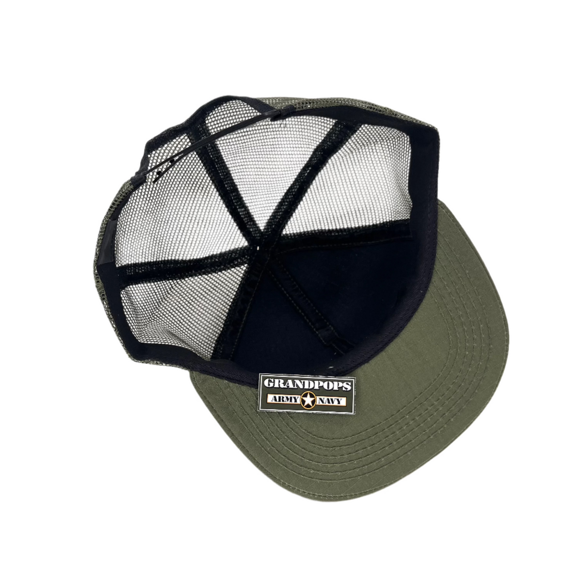 OD Green Rip-Stop Mesh Trucker Snapback Baseball Cap USA MADE ...