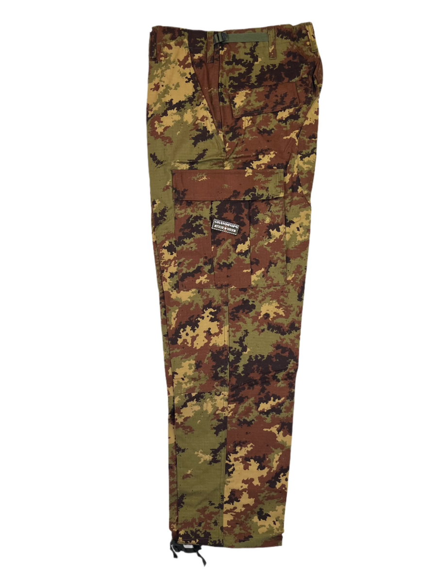 Tru-Spec Vegetato Camo 50/50 Nyco Rip-Stop Italian Army Combat Uniform ...