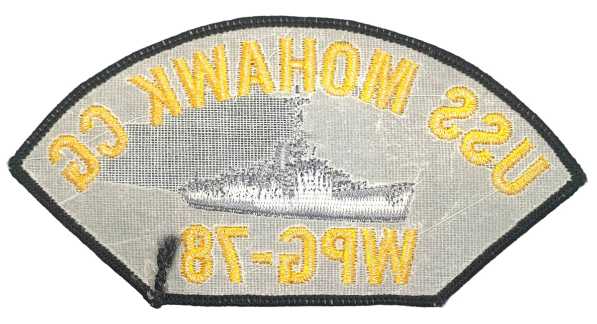 USS Mohawk CG WPG-78 U.S. Navy Hat Patch – GRANDPOPSARMYNAVY