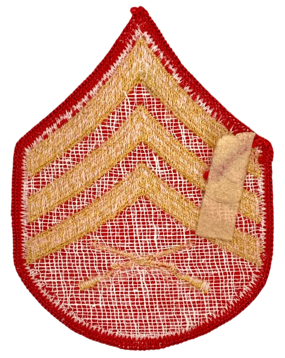 USMC Sergeant (E-5) Dress Blues Patch – GRANDPOPSARMYNAVY
