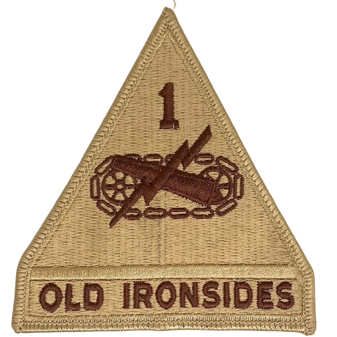 U.S. Army 1st Armored Division Patch – GRANDPOPSARMYNAVY