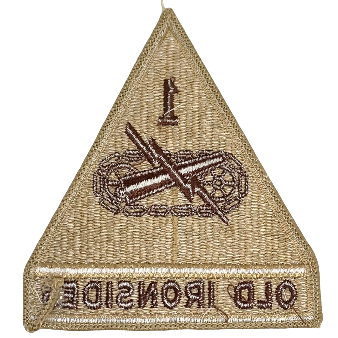 U.S. Army 1st Armored Division Patch – GRANDPOPSARMYNAVY