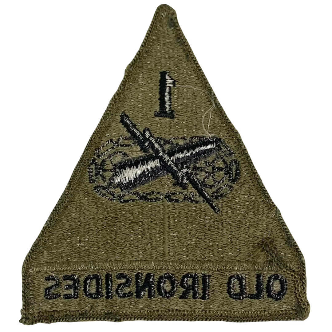 U.S. Army 1st Armored Division Patch – GRANDPOPSARMYNAVY