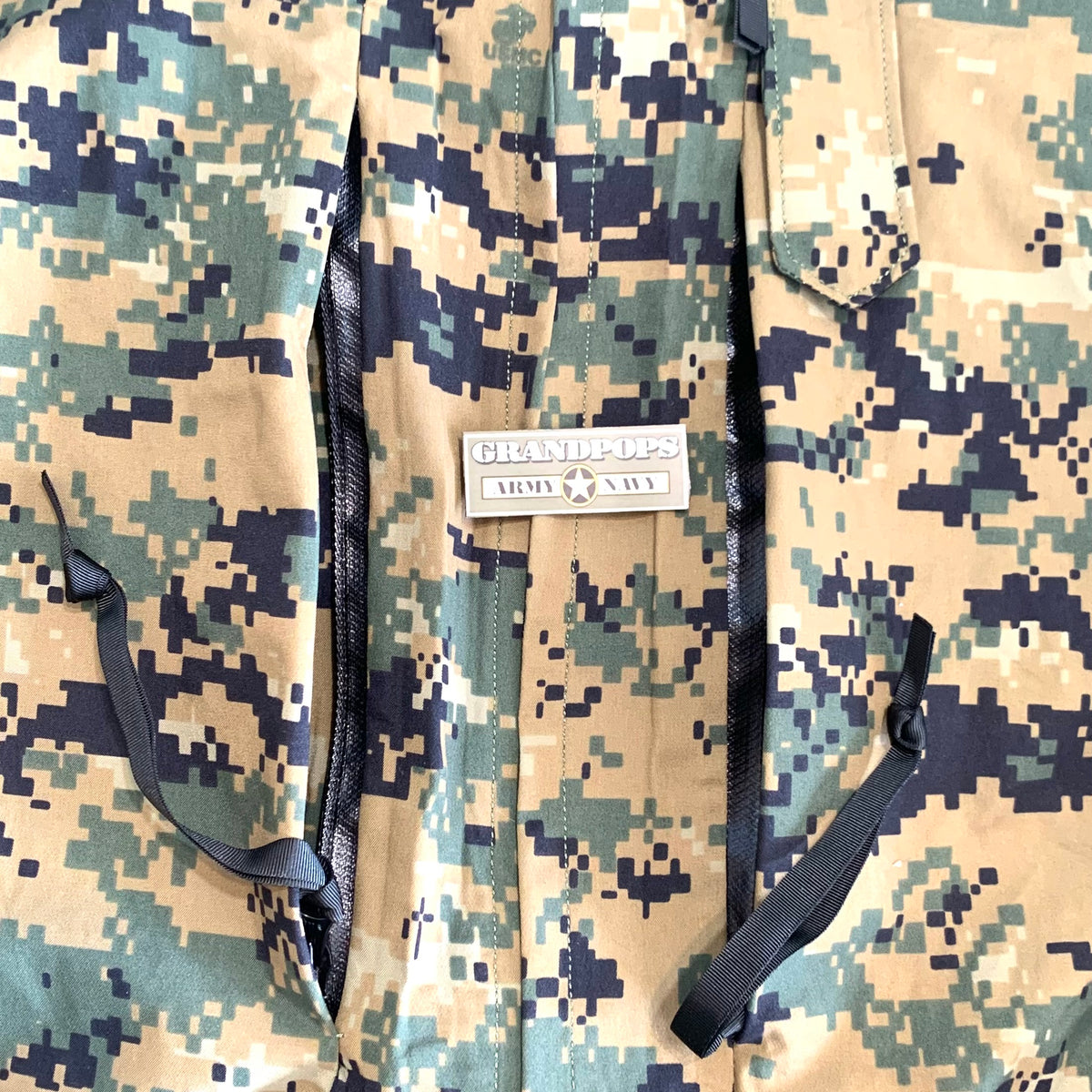 USMC MARPAT Woodland Digital Gortex Nylon Water-Resistant APECS Pullov ...