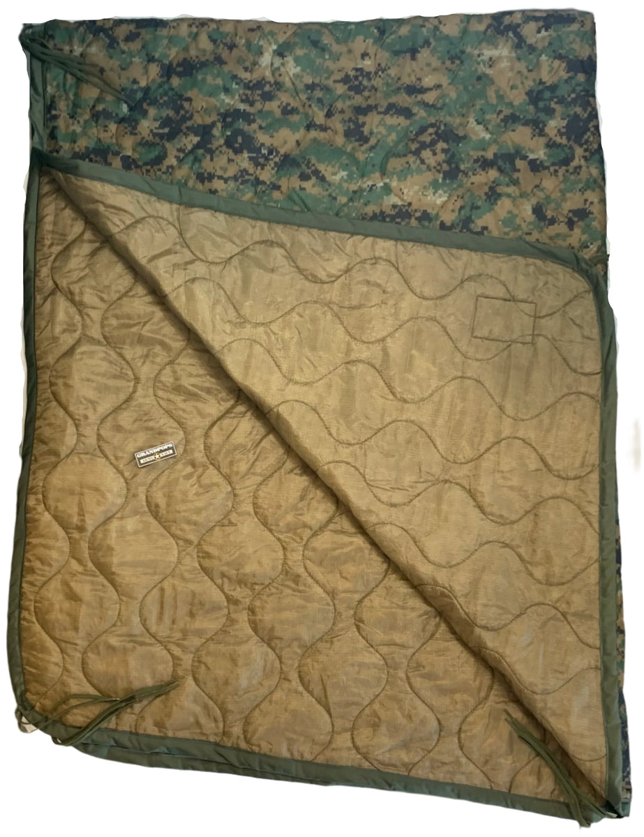 USMC Woodland MARPAT Woobie Poncho Liner NEW – GRANDPOPSARMYNAVY