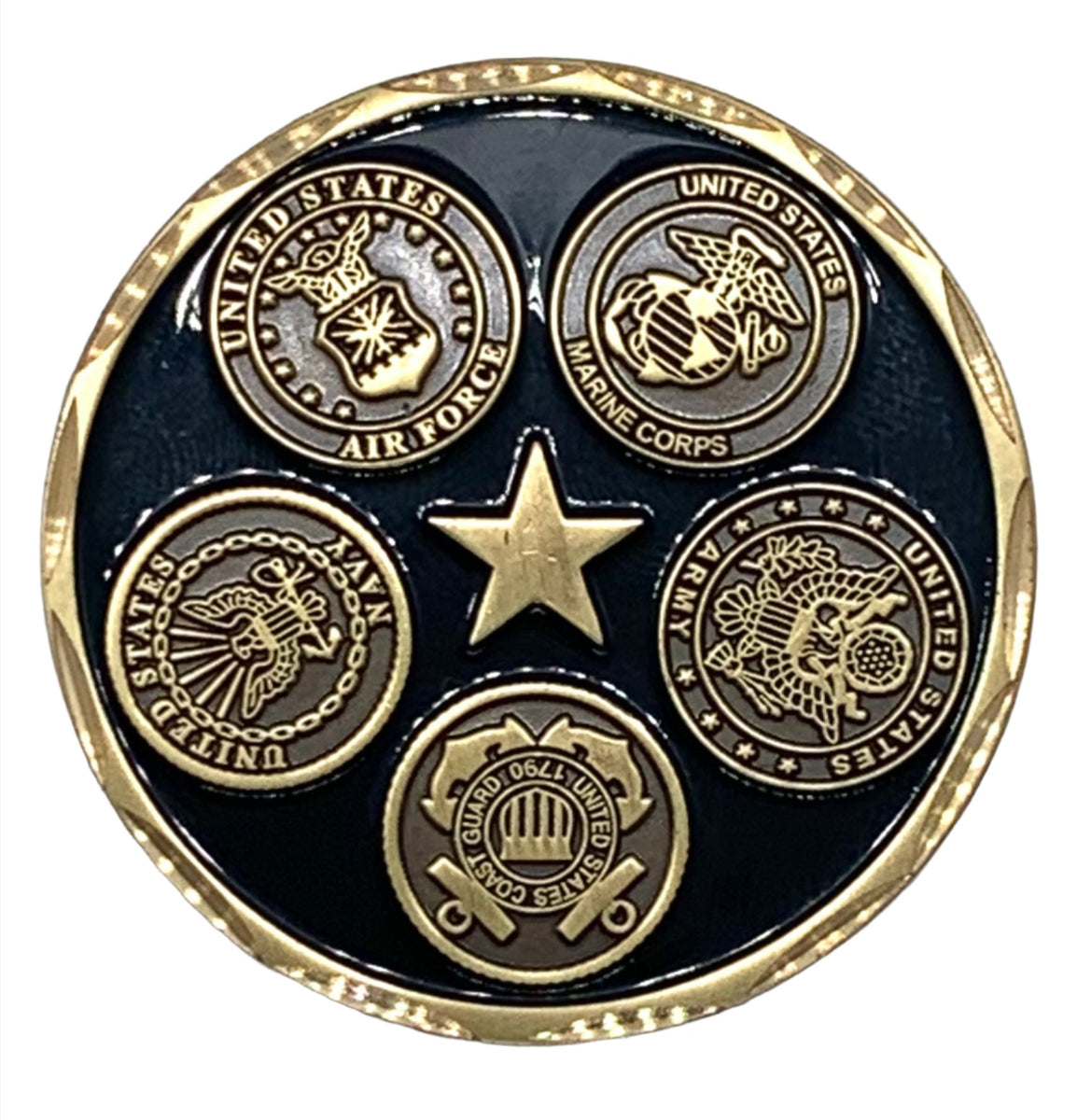 Wounded Warrior Challenge Coin – GRANDPOPSARMYNAVY
