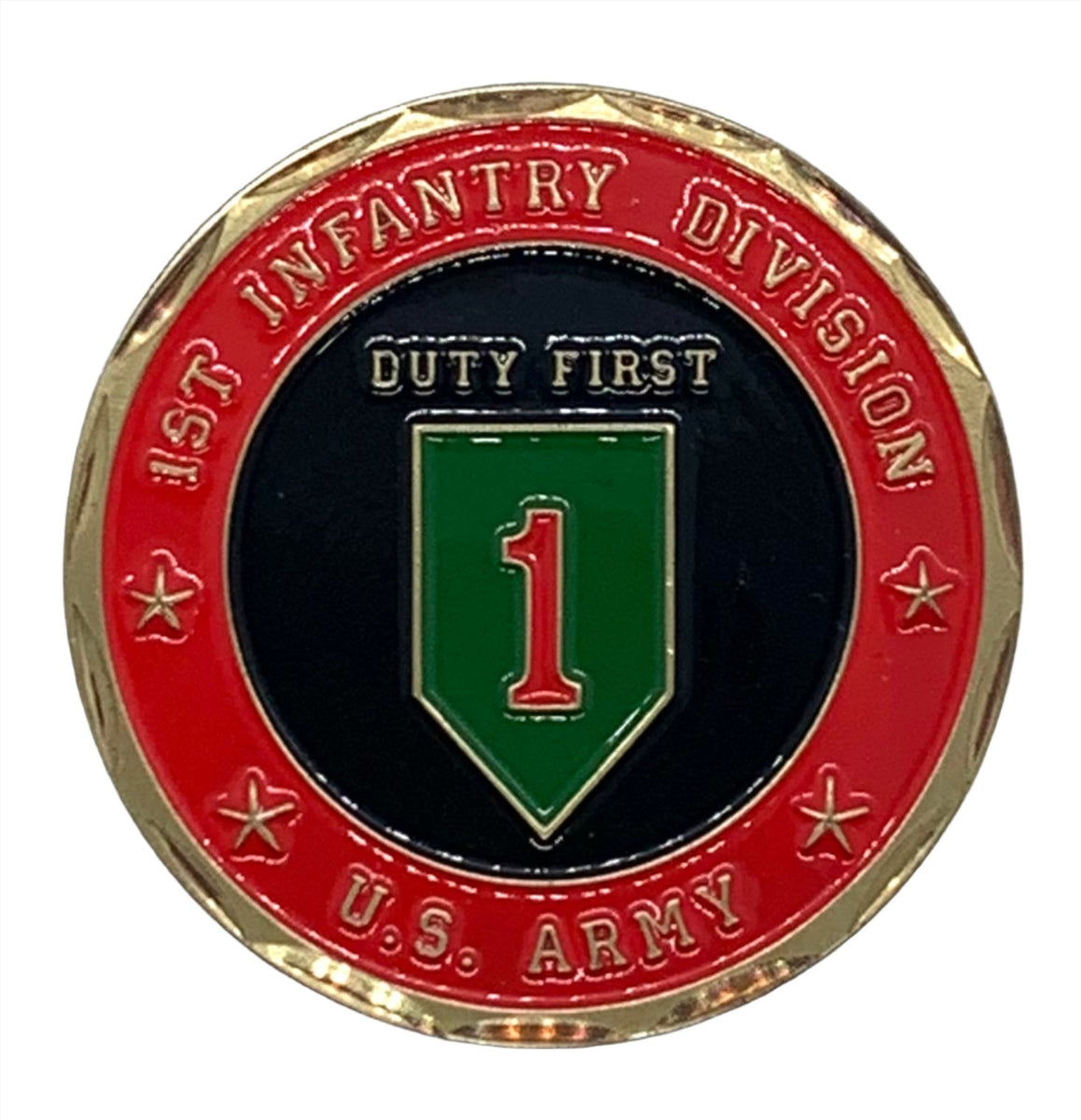 1st Infantry Division U.S. Army Challenge Coin – GRANDPOPSARMYNAVY